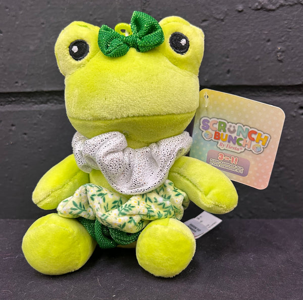 Scrunch Bunch 6" April Frog Plush Keychain - Any Occasion Balloons